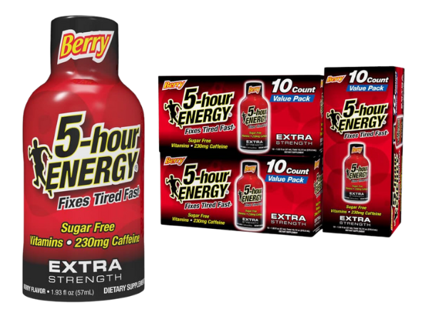 5-hour ENERGY Caffeine Content: Regular vs Extra Strength